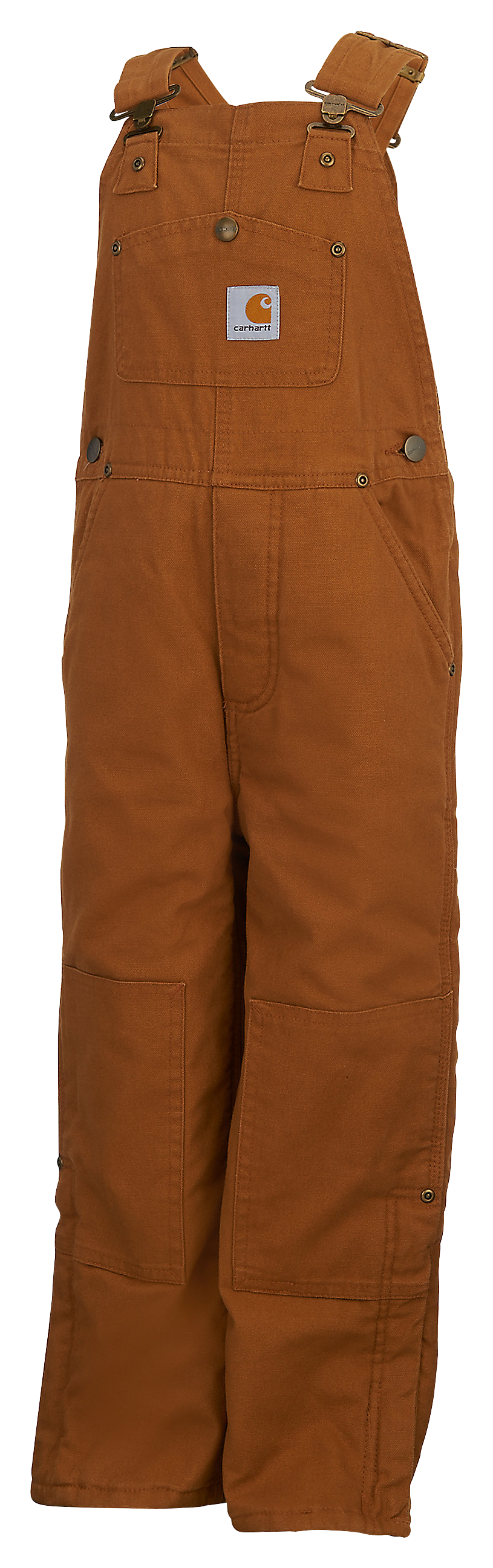 Carhartt Loose-Fit Canvas Insulated Bib Overalls for Kids | Bass Pro Shops